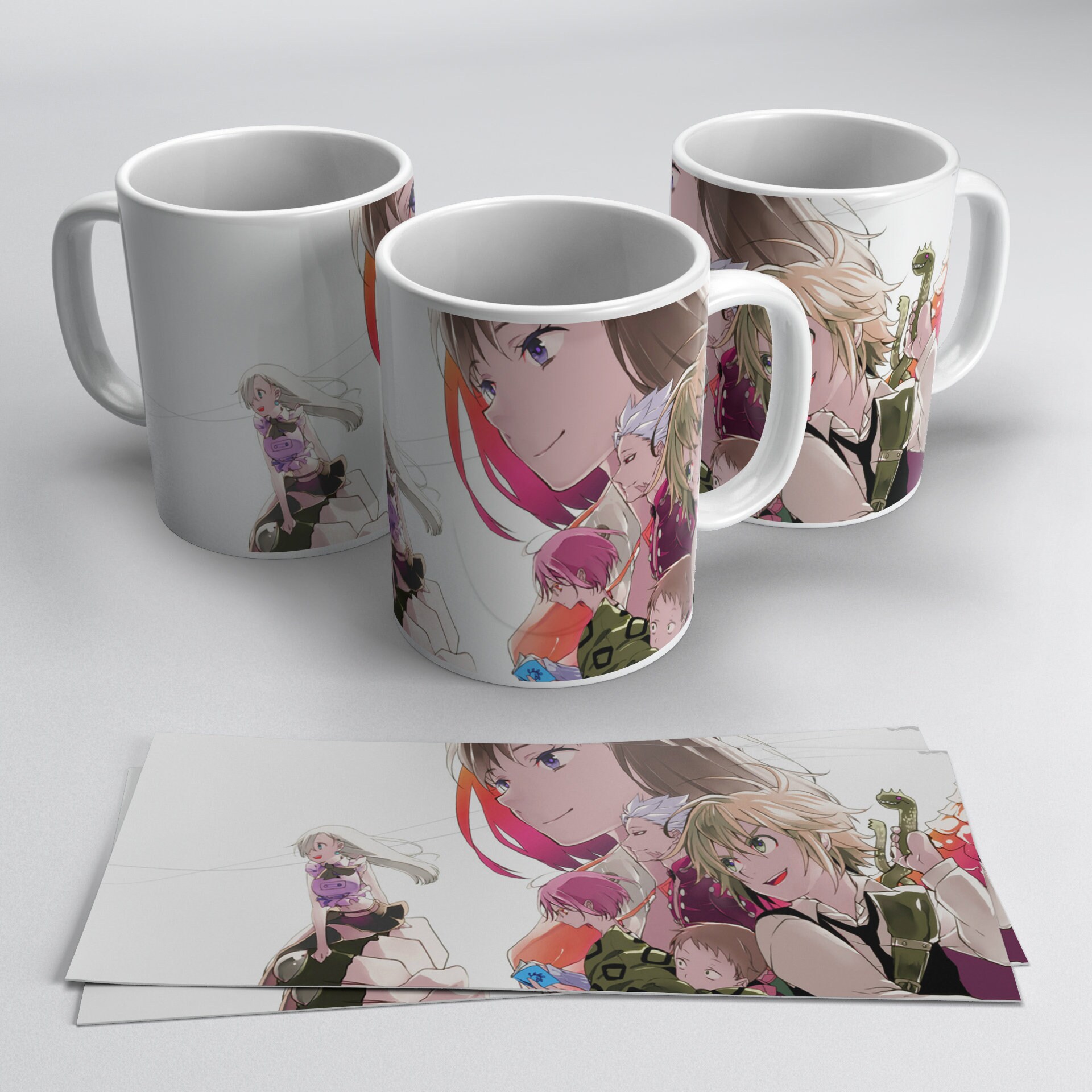 Digital Prints Art & Collectibles mug template anime series manga ...
