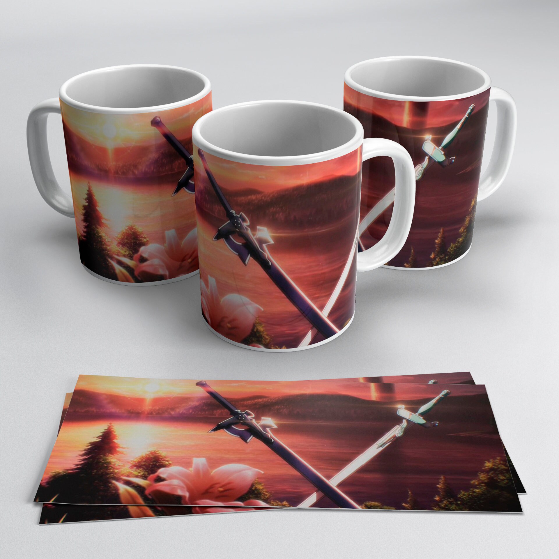 Digital Prints Art & Collectibles mug template anime series manga ...