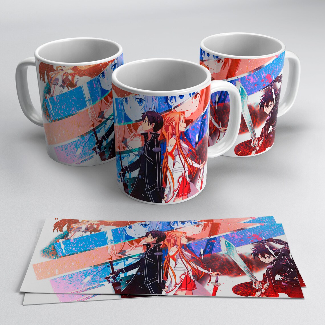 10 sublimation stencils for mugs anime mug stencil 11oz anime | Etsy