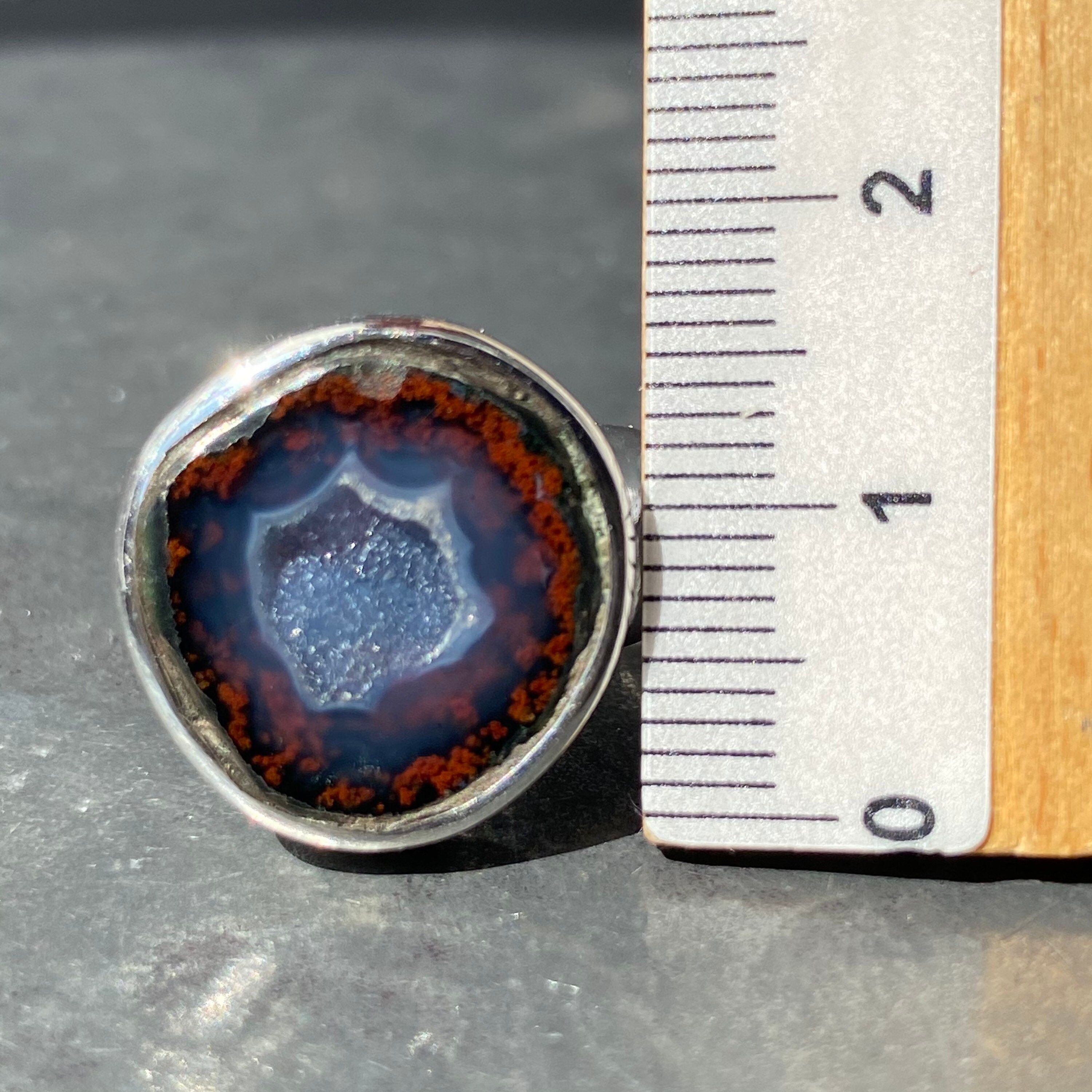 Druzy Ring Druzy Quartz Ring Natural Crystal Ring Size - Etsy