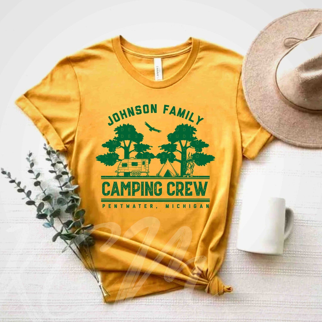 Camping Shirts,custom Family Camp T-shirts,custom Camp Counselor Shirt ...