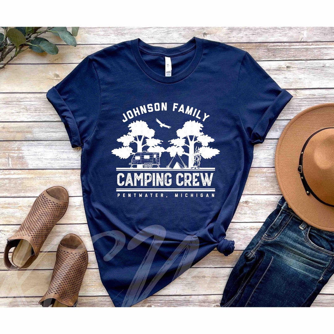 Camping Shirts,custom Family Camp T-shirts,custom Camp Counselor Shirt ...