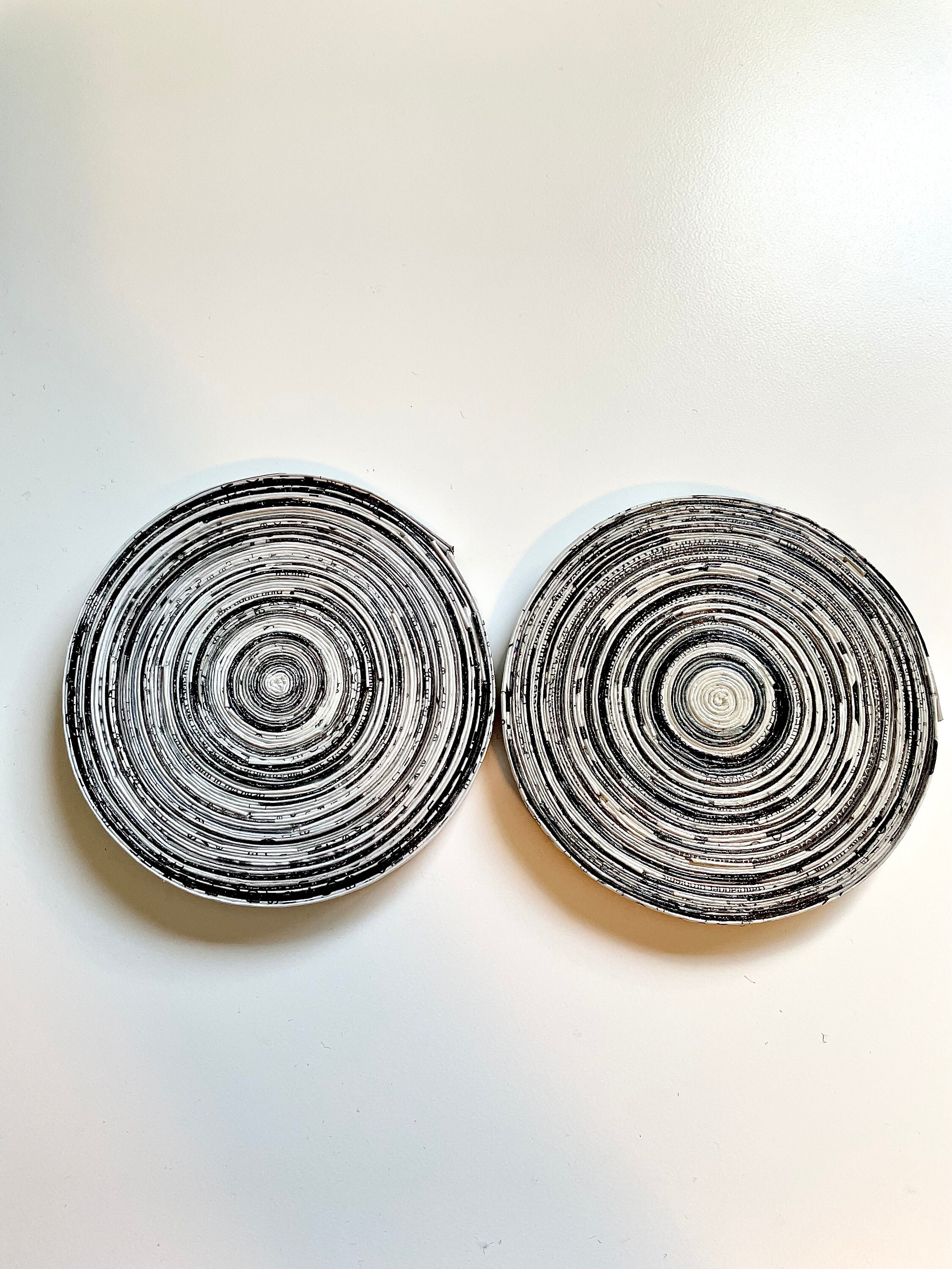 Recycled Magazine Coaster Set of 2 - Etsy