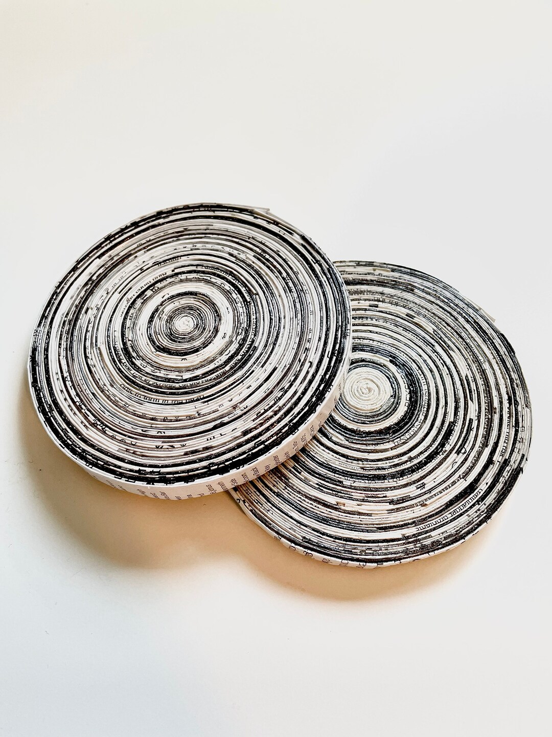 Recycled Magazine Coaster Set of 2 - Etsy