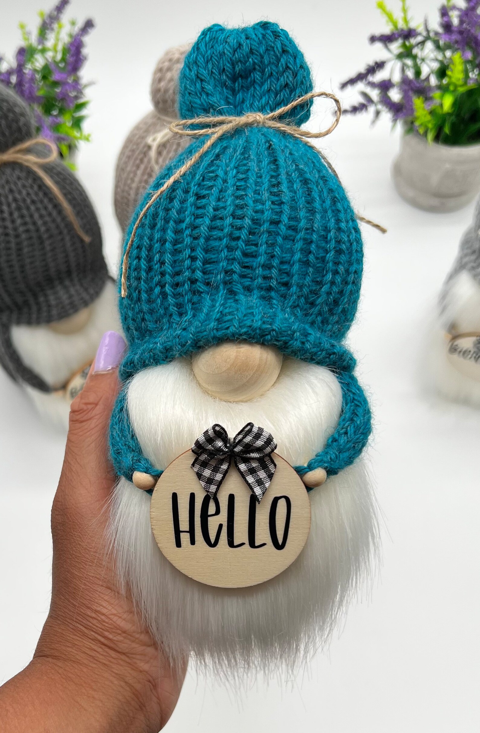 Greeting Gnomes Farmhouse Gnomes Welcome Gnomes Bienvenue | Etsy