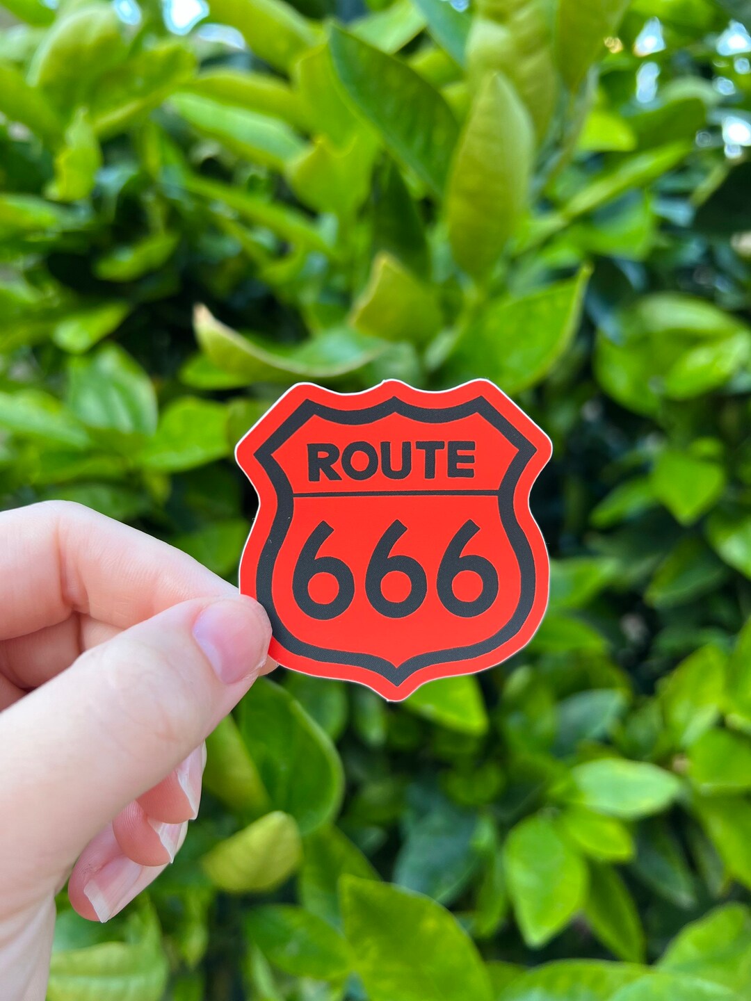 Route 666 Sticker - Etsy
