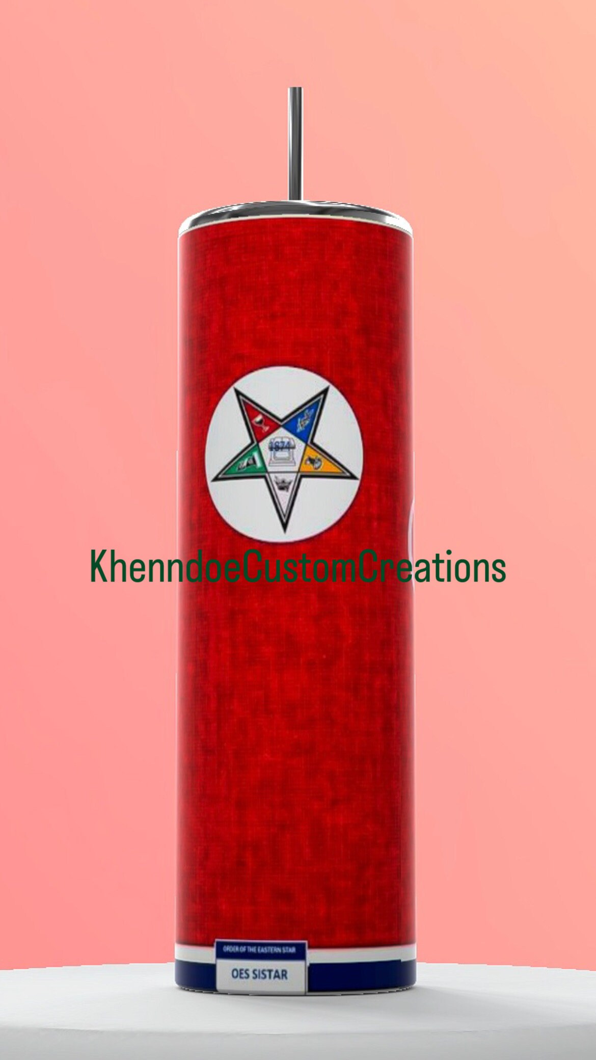 OES Order of the Esstern Star 20oz Sublimation Tumbler can Be ...