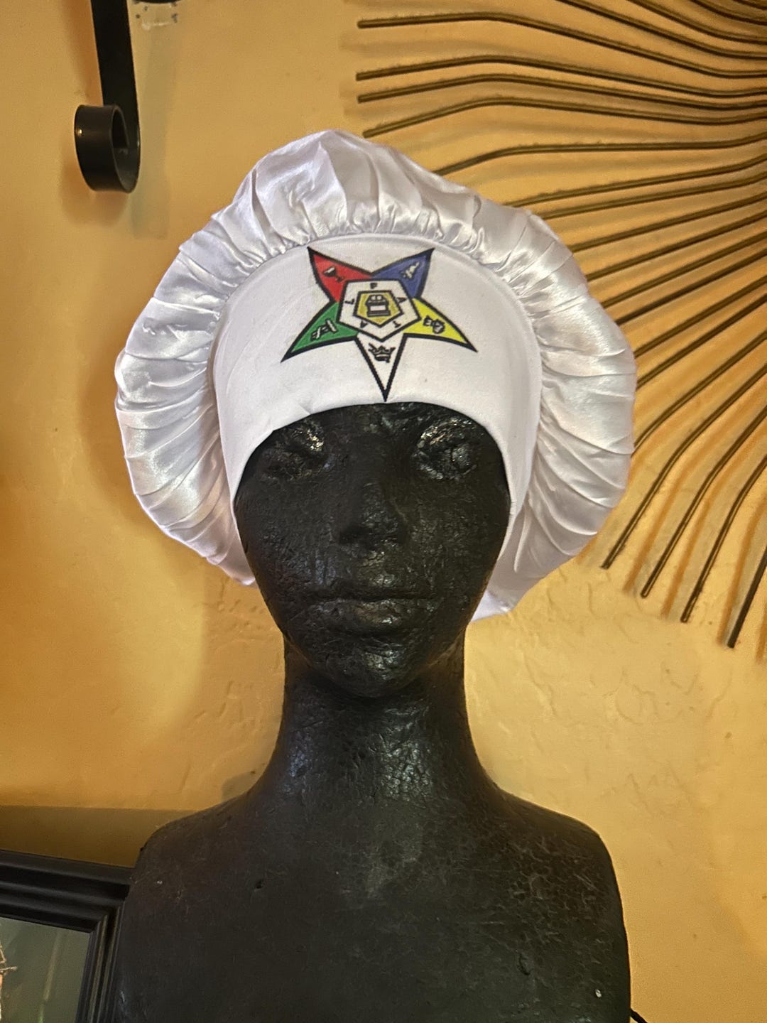 Order of the Eastern Star Satin Bonnet O.E.S. Adult Size - Etsy