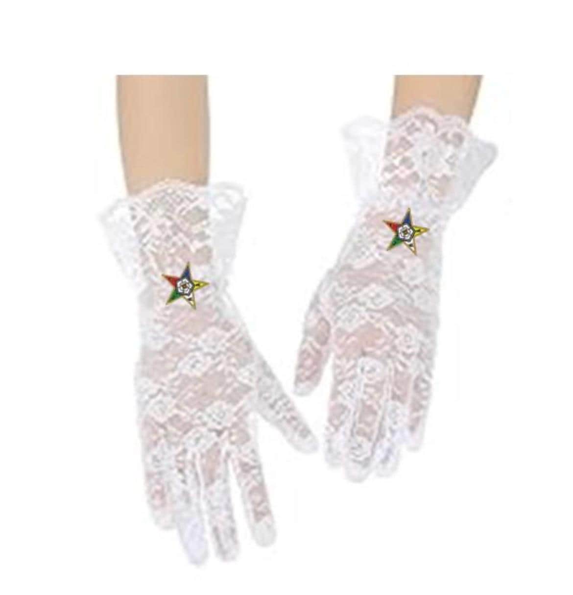 Order of the Eastern Star White Lace Gloves - Etsy