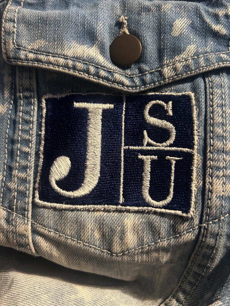 Jackson State University Inspired Embroidered Iron-on 4x4 Patch - Etsy