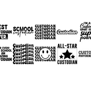 Custodian Svg Bundle, Janitor Svg for Cricut Shirt Free Commercial Use ...