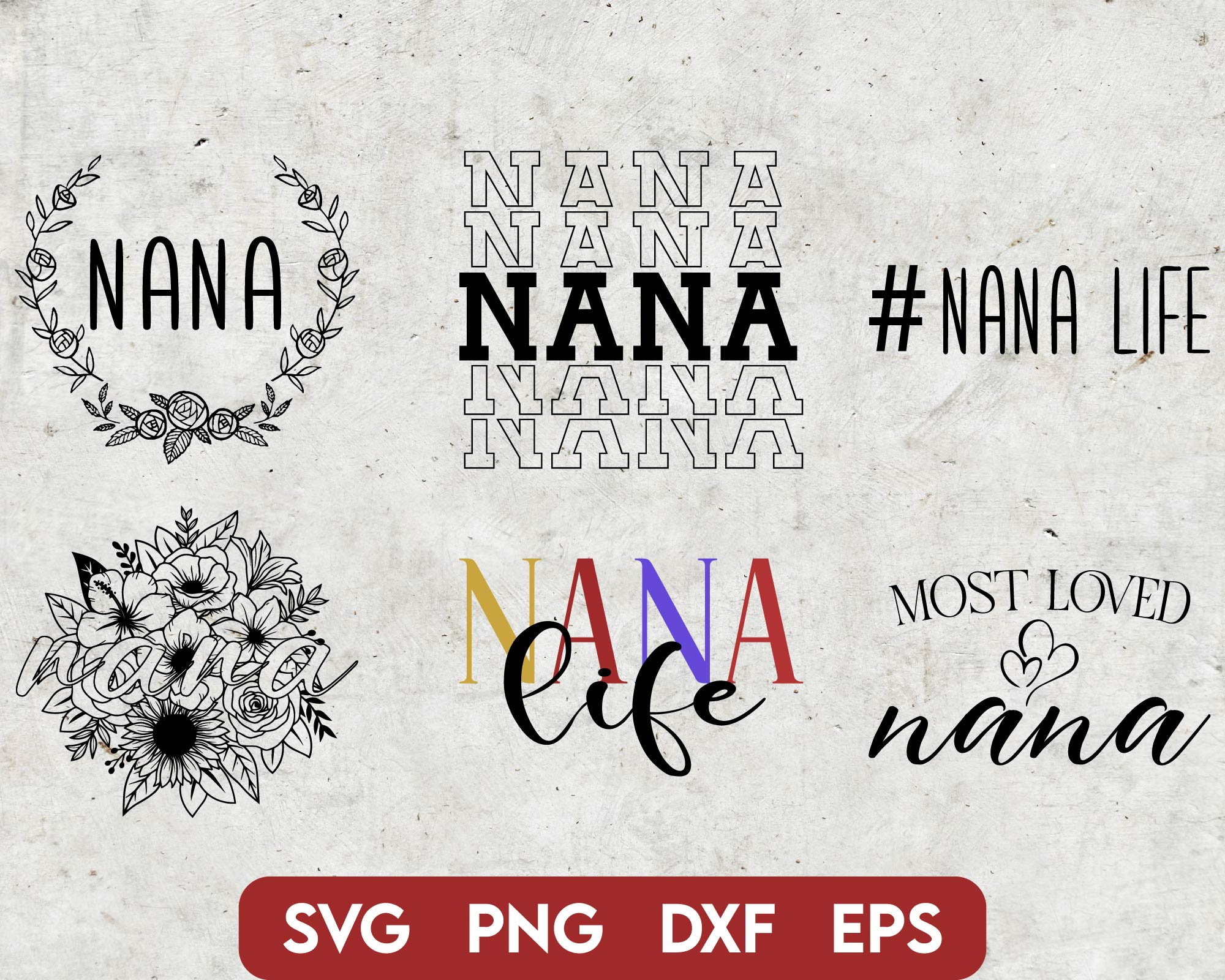 Nana Svg Bundle Nana Life Svg Best Nana Ever Svg - Etsy Australia