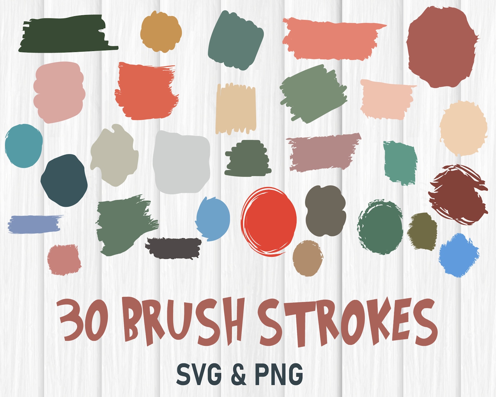 Paint Brush Stroke SVG Bundle Brushstrokes Svg Paint Swipe | Etsy Canada