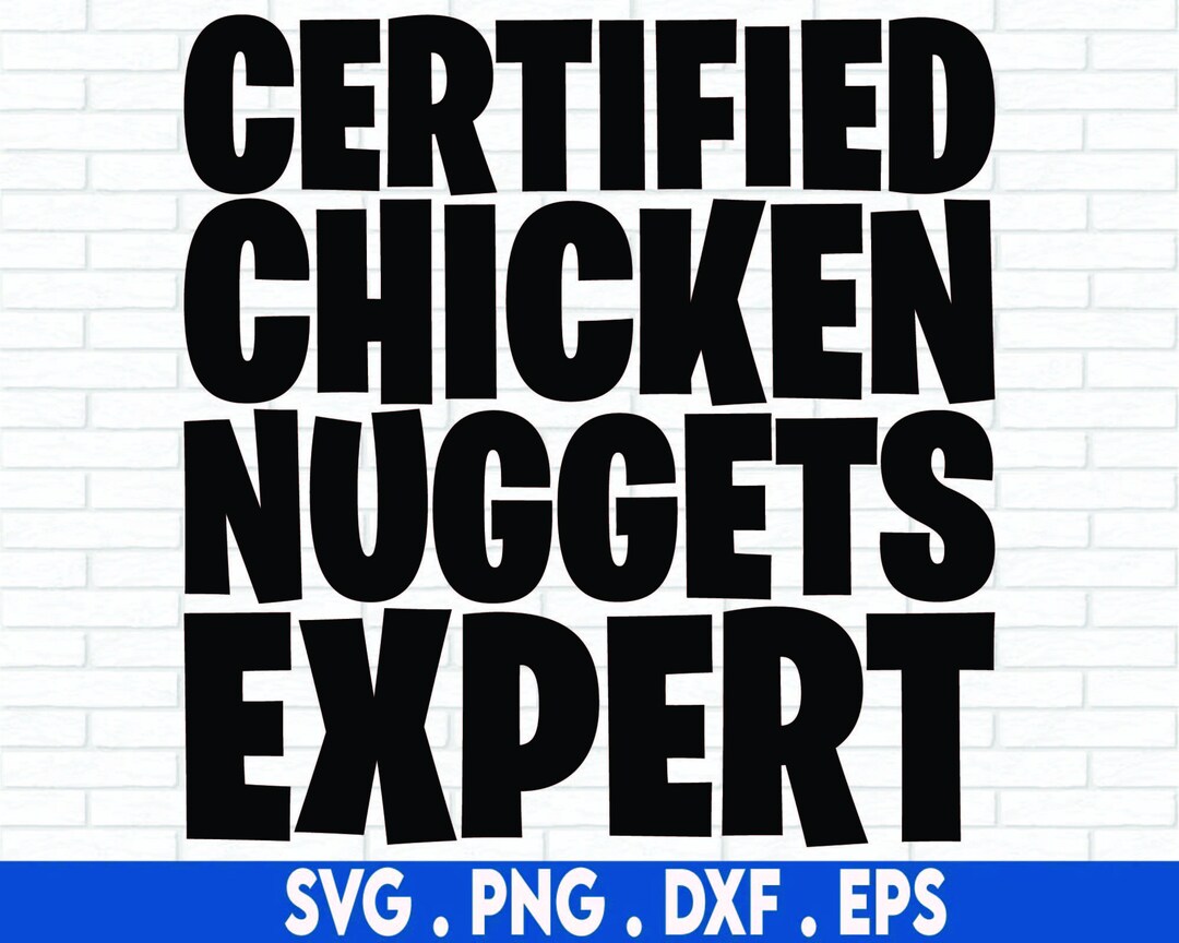 Chicken Nuggets Svg, Chicken Gift, Comedy Gift, Funny Food Svg, Nugget ...