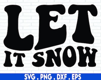 Let It Snow SVG, Snowman SVG, Christmas SVG, Merry Christmas Png ...