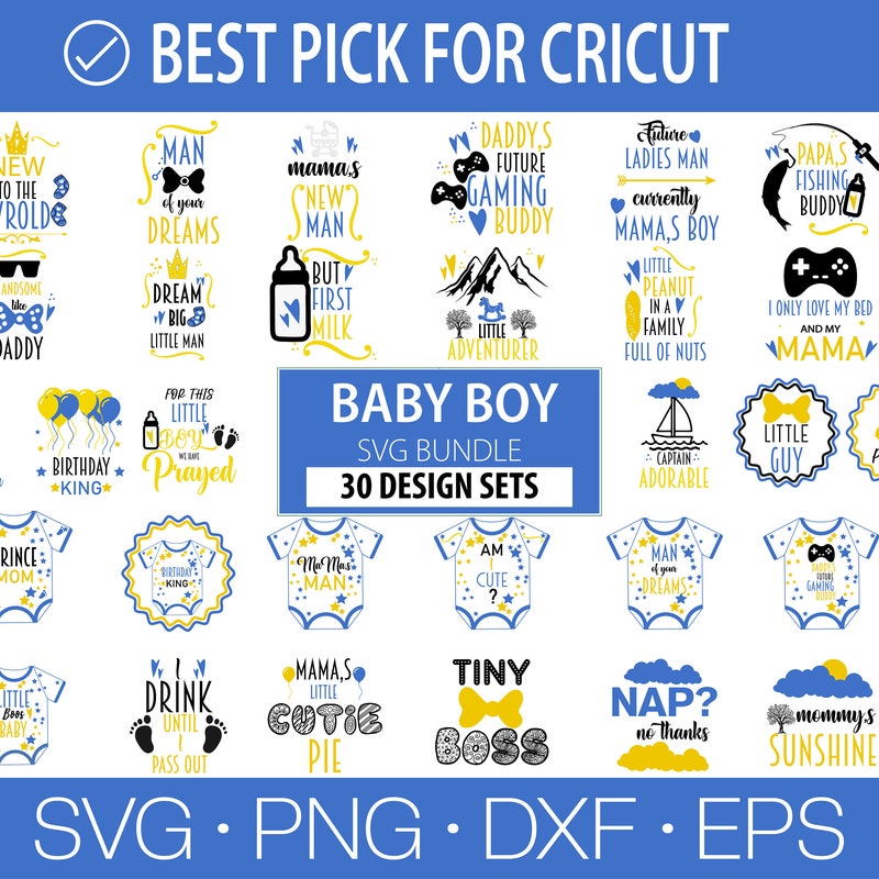 Baby Boy Svg - Etsy