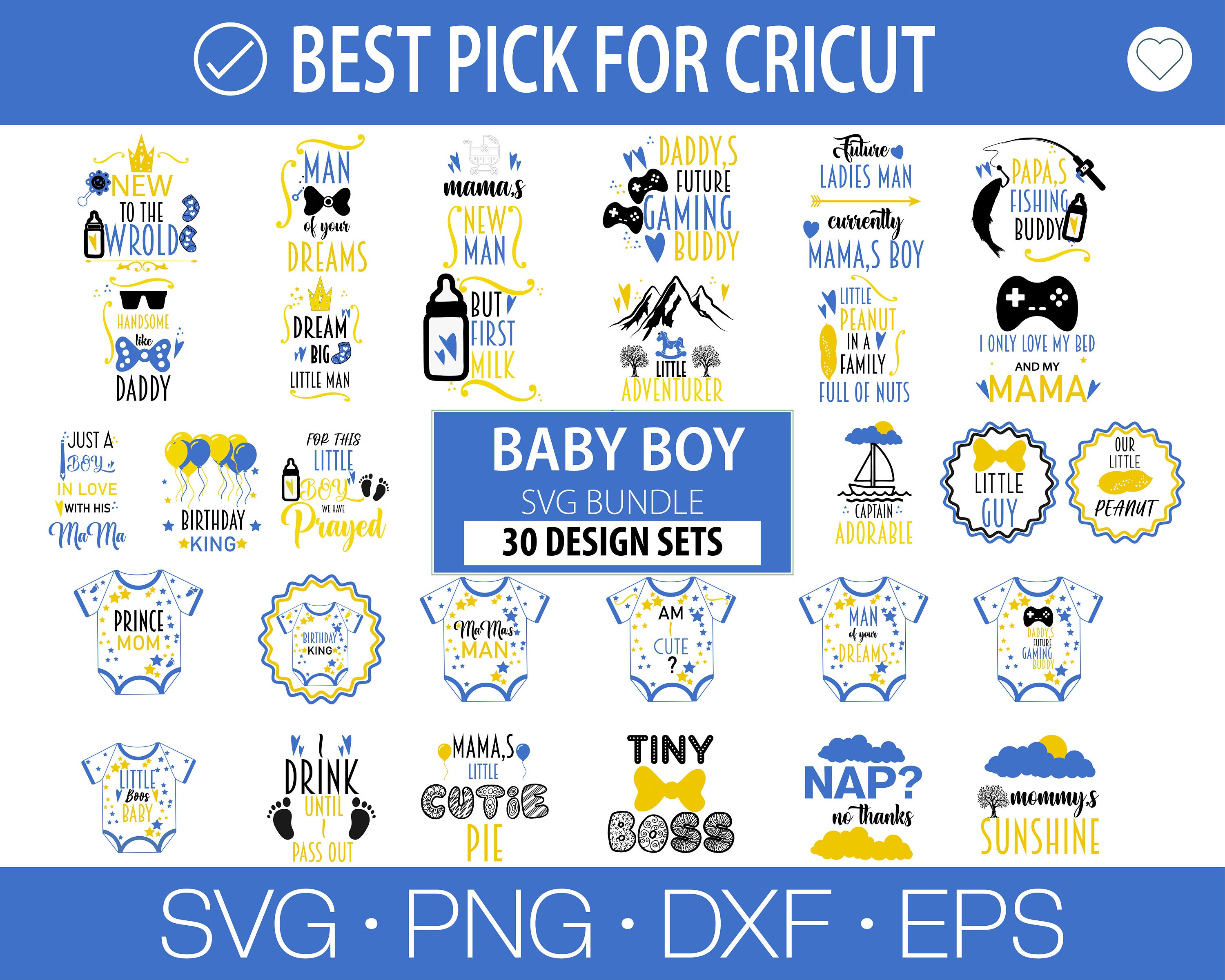 Baby Boy SVG Bundle Baby Svg Newborn Svg Boy Mom Svg Svg - Etsy