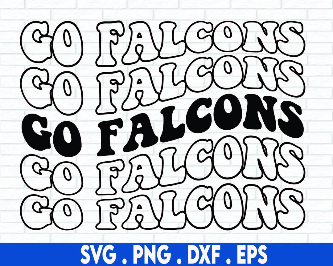 Go Falcons SVG, Falcons SVG, Football SVG, Cricut Svg, Silhouette Svg ...