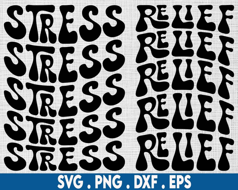 Stress Relief Svg, Motivational Svg, Mental Health Svg, Inspirational ...