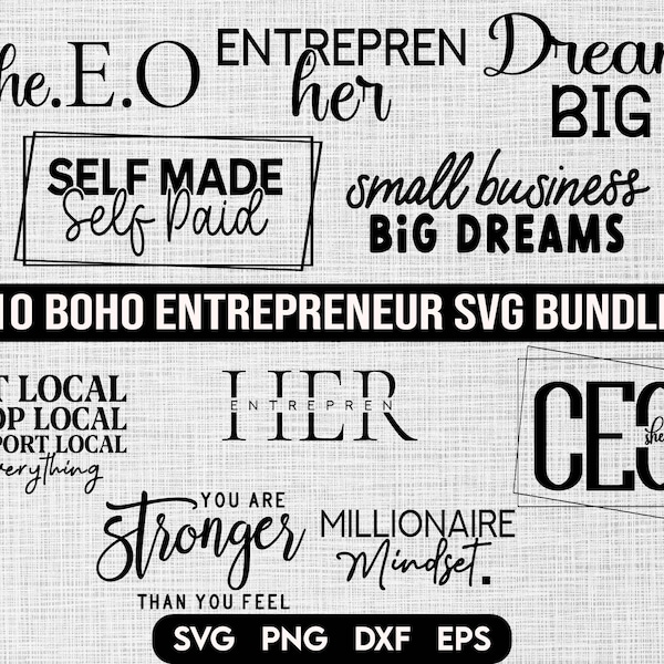 Entrepreneur Svg - Etsy