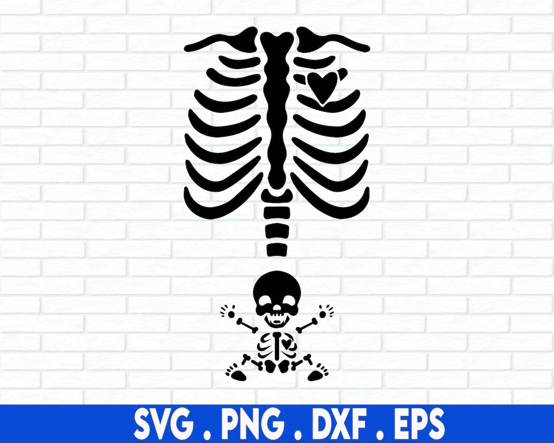 Pregnancy SVG, Baby Skeleton SVG, Halloween SVG, Funny Maternity Shirt ...