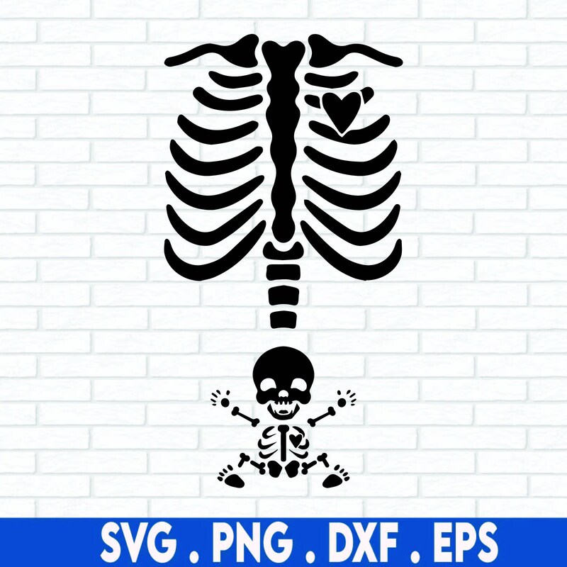 Skeleton Svg - Etsy