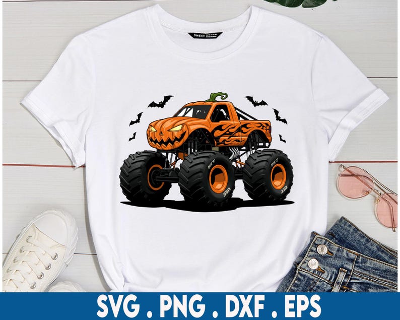 Monster Truck Clipart Bundle, Truck Png, Racing Graphics, Digital Art ...