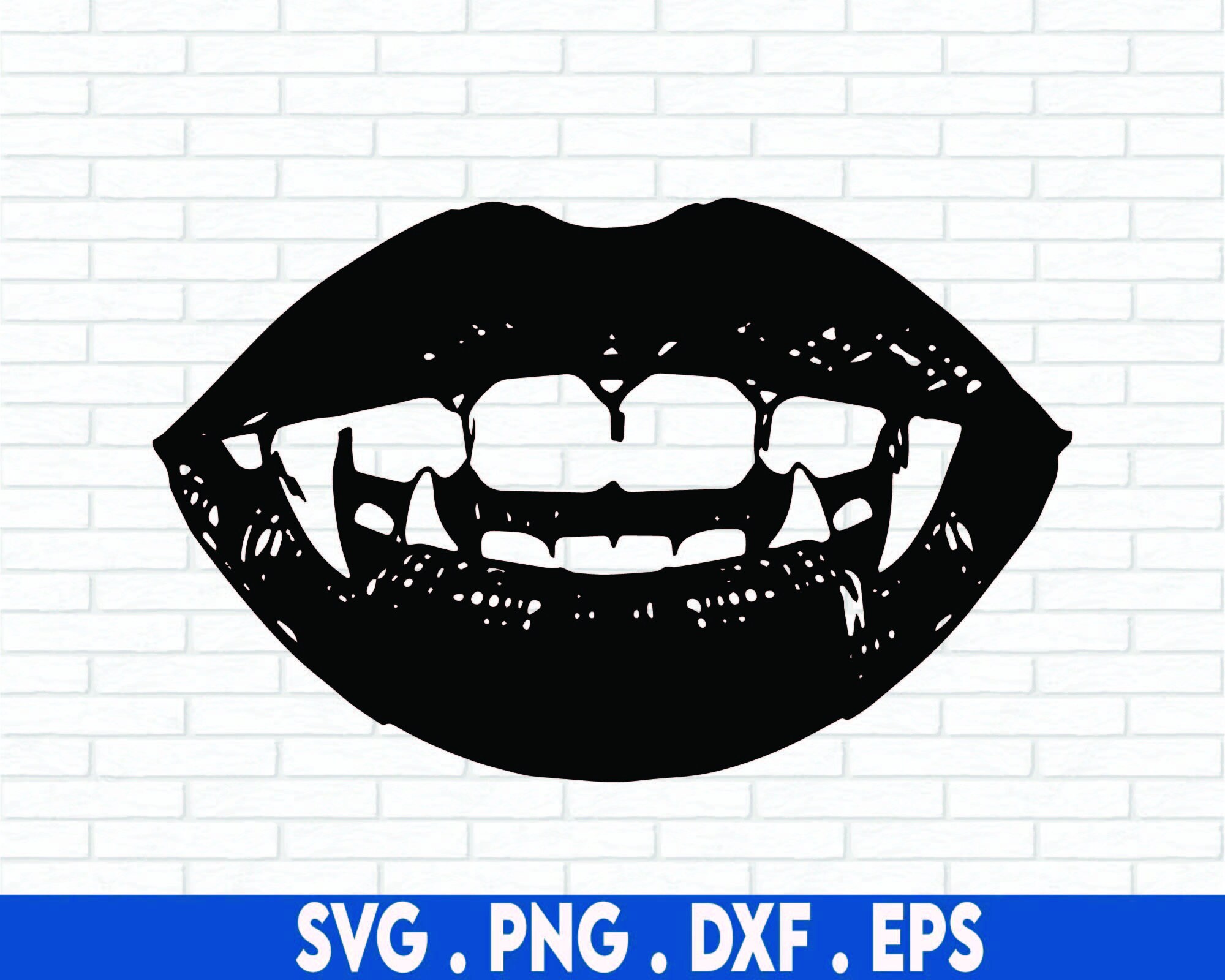 Vampire Lips SVG, Halloween SVG, Gothic Svg, Bloody Lips Png, Dxf, Svg ...