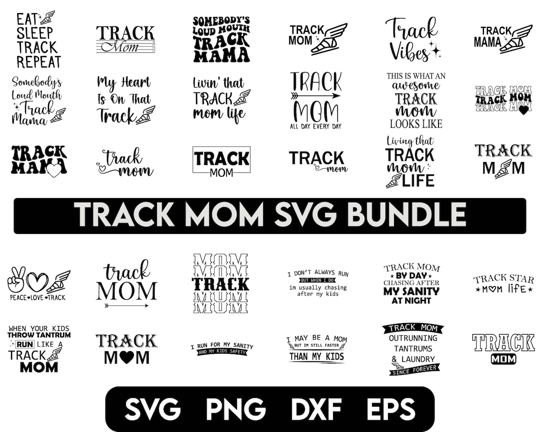 Track Mom Svg Bundle, Marathon Svg, Cross Country Mom Svg, Track and ...