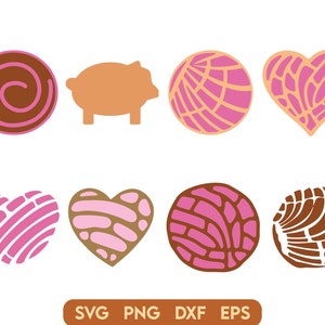 Cafecito Y Chisme SVG Bundle, Concha SVG, Mexican Sweet Bread SVG ...
