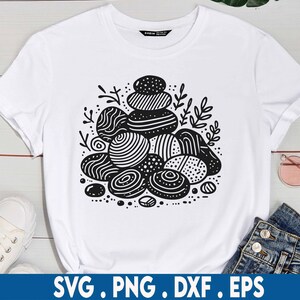 Pile of Stones SVG Bundle, Pile of Rocks Boulder Stone Stack Mound Heap ...