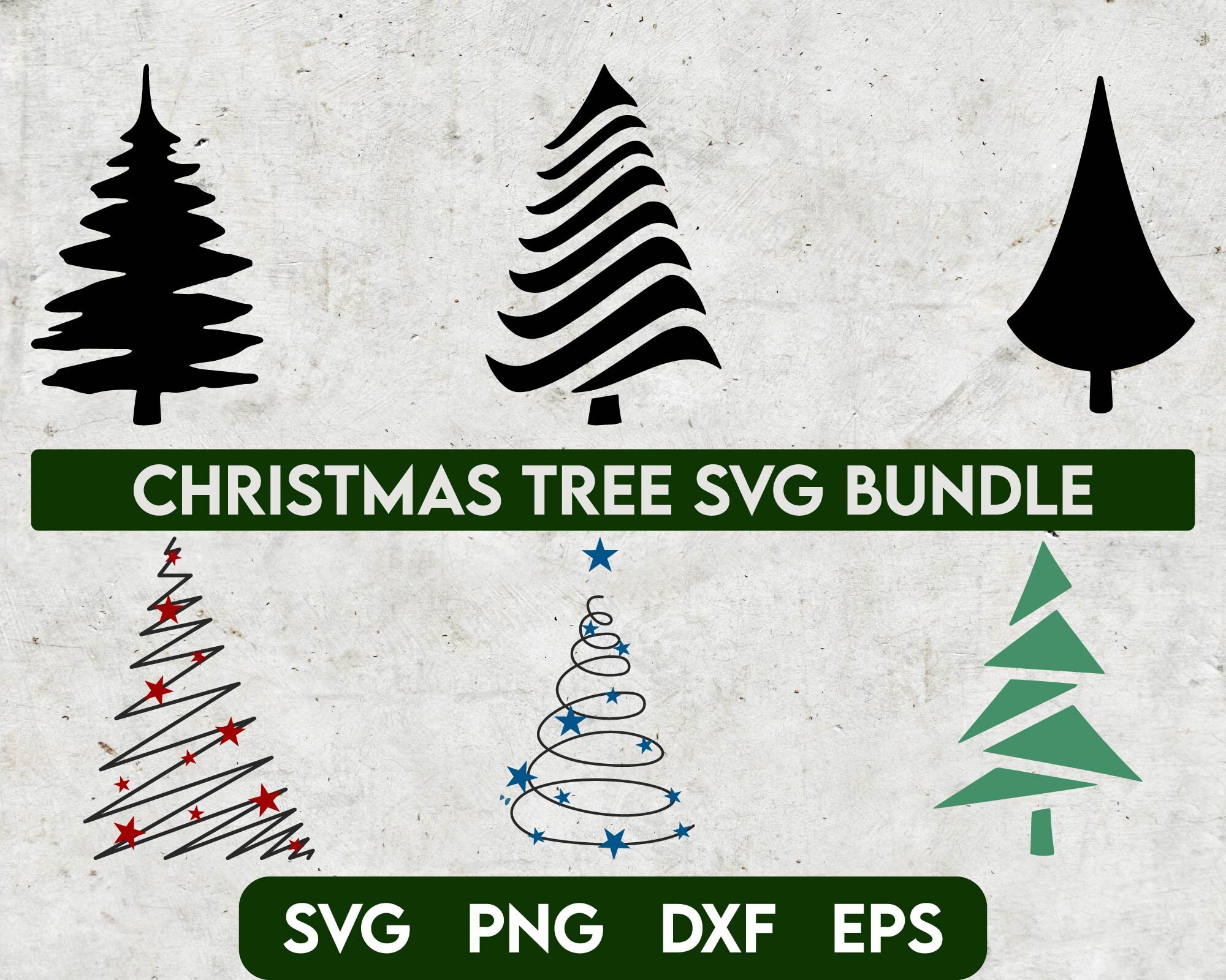Christmas Tree Svg Bundle Christmas Svg Christmas Tree Svg - Etsy