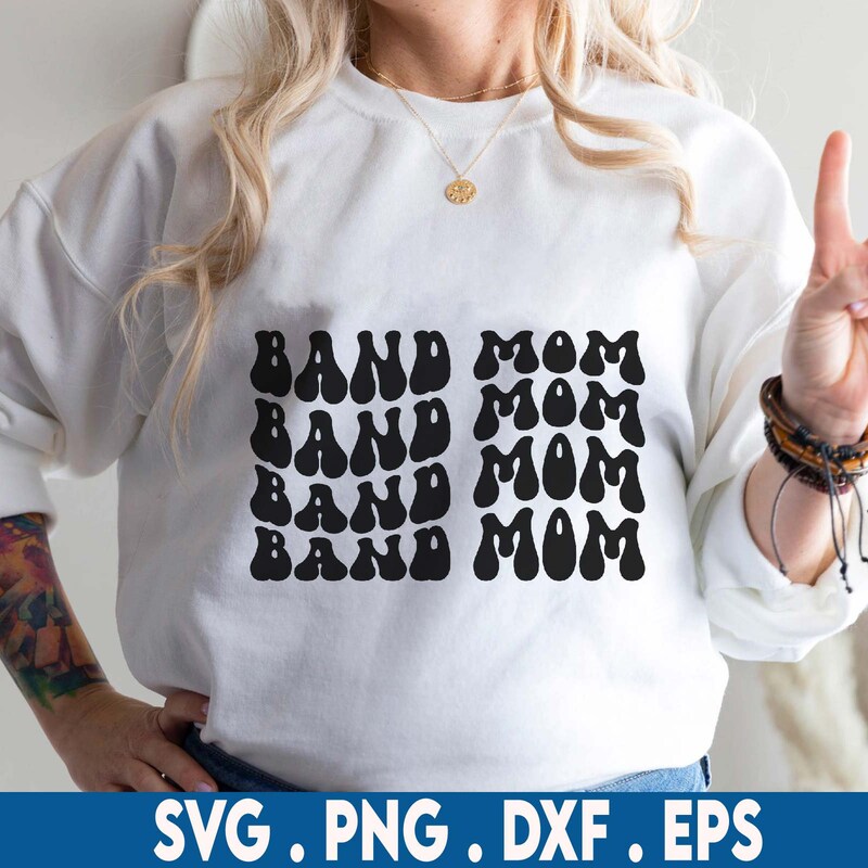 Band Mom Svg - Etsy