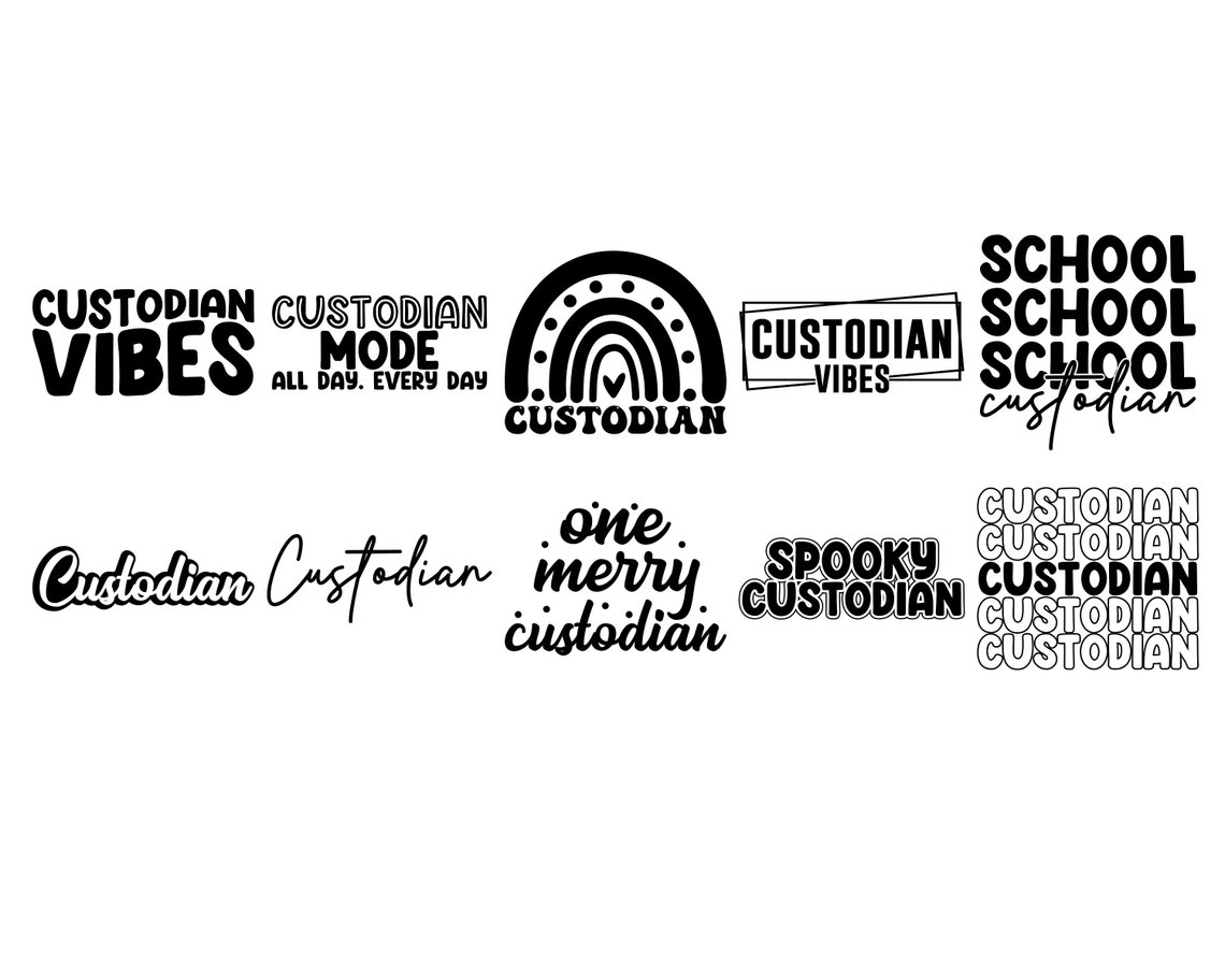 Custodian Svg Bundle, Janitor Svg for Cricut Shirt Free Commercial Use ...