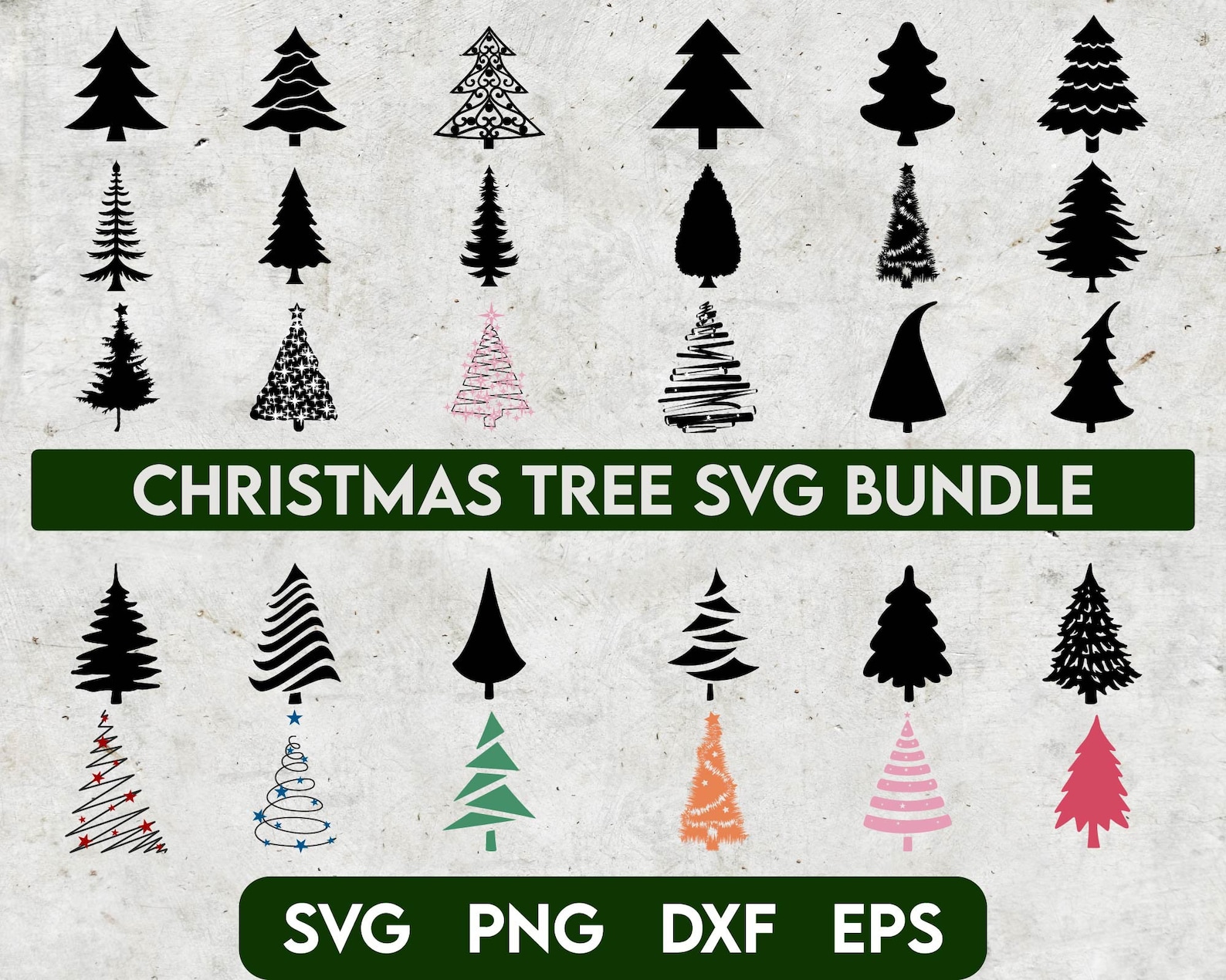 Christmas Tree Svg Bundle Christmas Svg Christmas Tree Svg - Etsy