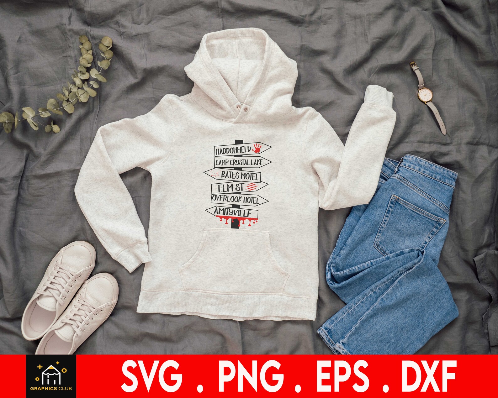 Horror Street Sign Svg Haddonfield Sign Camp Crystal Lake - Etsy