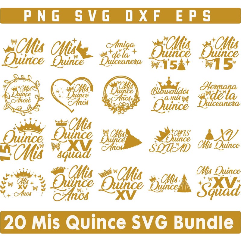 Mis Quince Png - Etsy