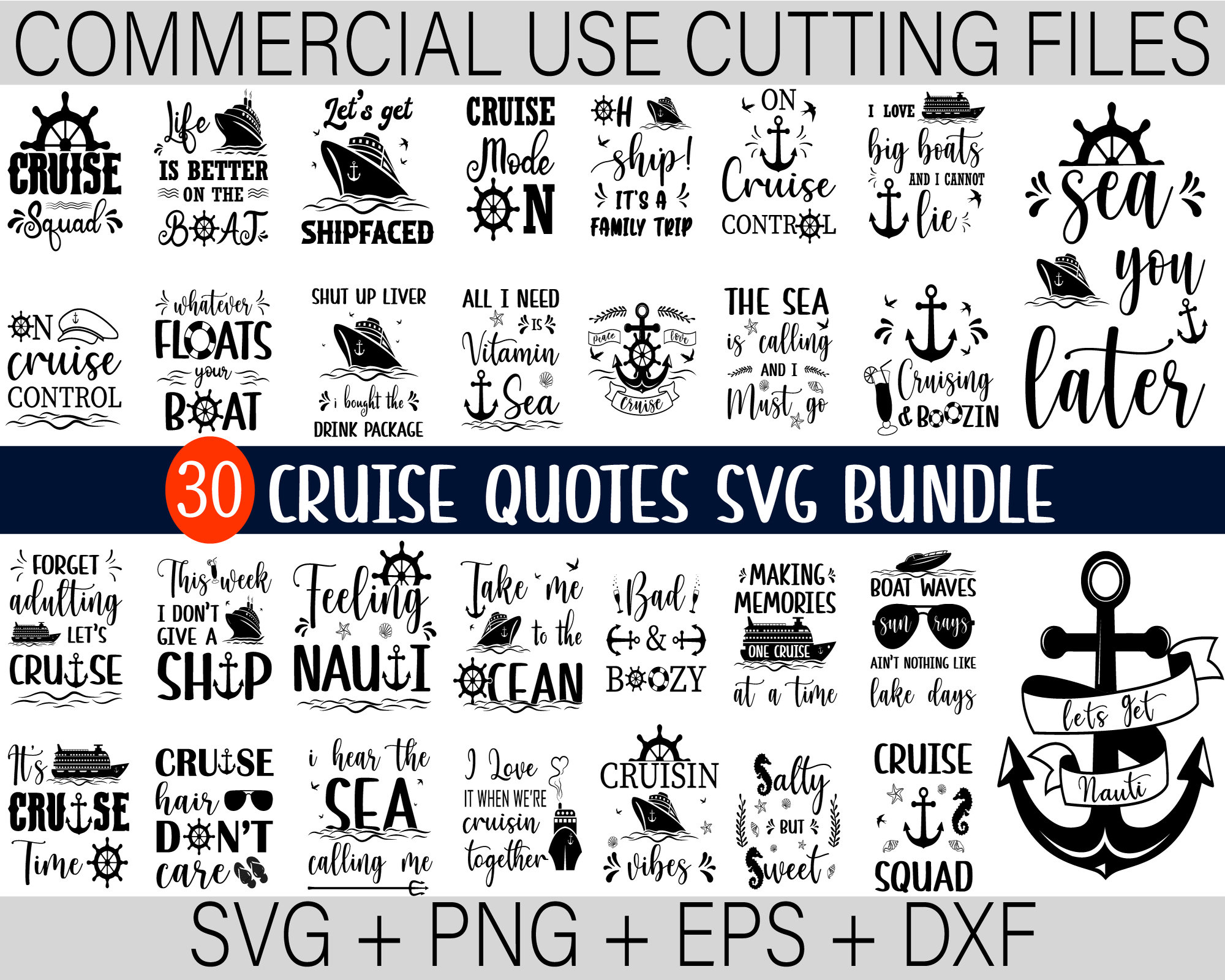 Cruise SVG Bundle Cruise Ship Svg Cruise Shirts Svg Anchor - Etsy