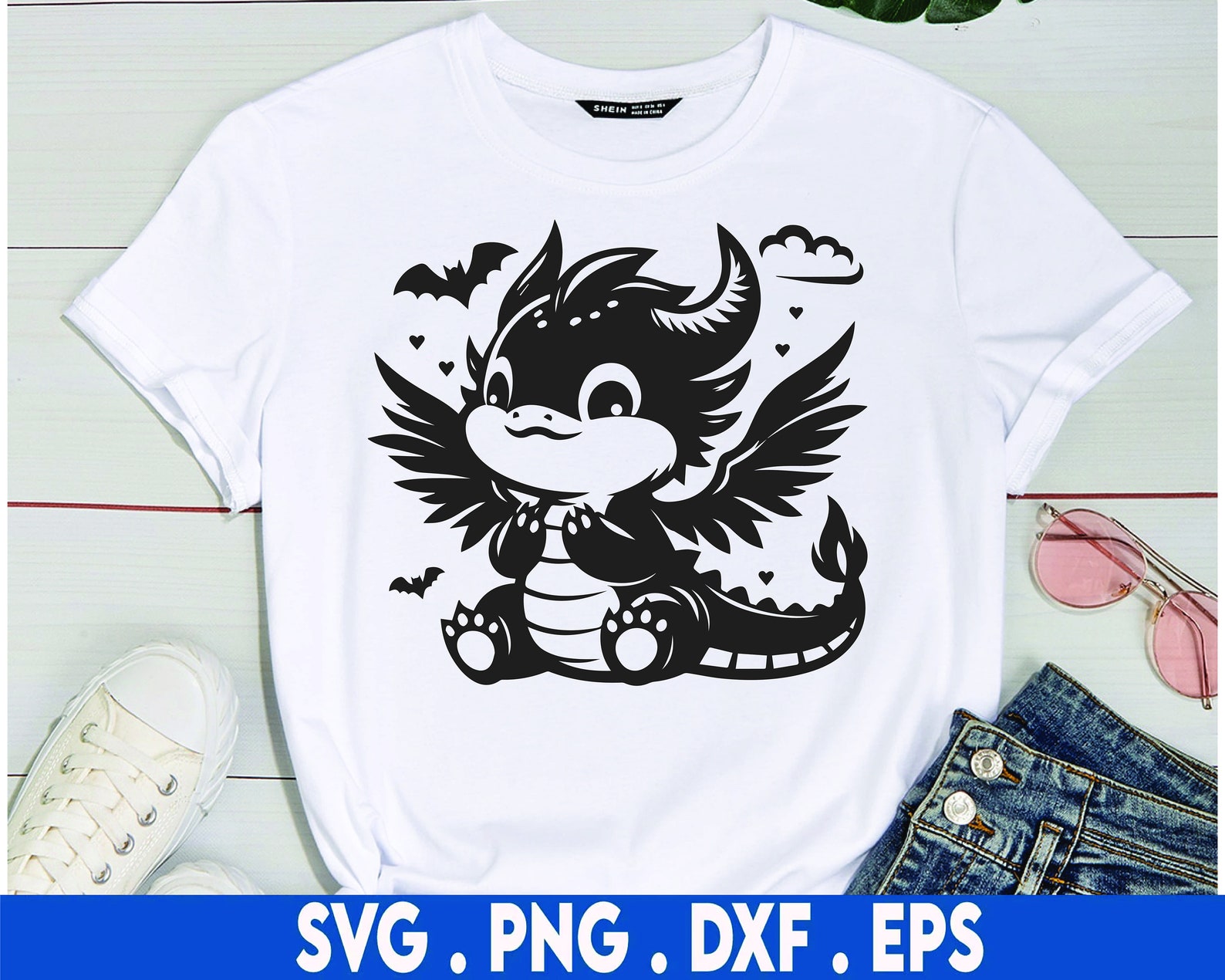 Cute Dragon Svg Bundle, Cartoon Dragon Svg, Kids Dragon Svg, Dragon ...