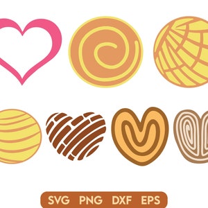 Cafecito Y Chisme SVG Bundle, Concha SVG, Mexican Sweet Bread SVG ...