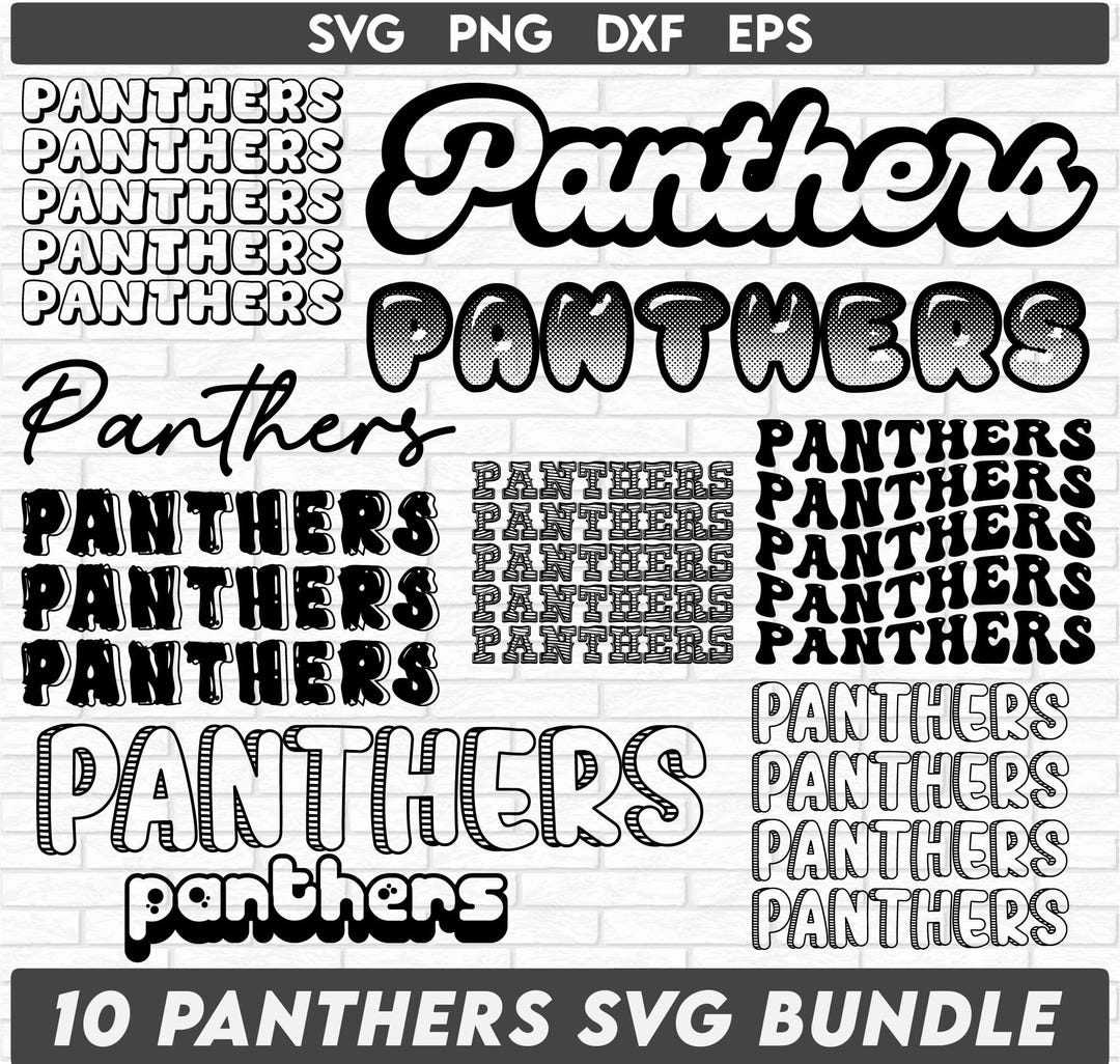 Panthers Svg, Mascot Svg, Basketball Svg, Instant Download, School ...