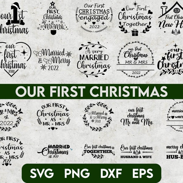 Our First Christmas Svg - Etsy