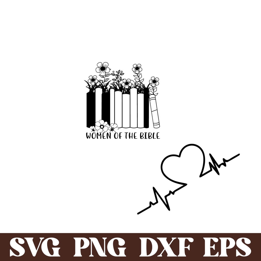 Women of the Bible Svg Png, Boho Christian Svg, Motivational Svg, Bible ...
