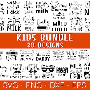 Kids SVG Bundle, Cool Kid Svg, Toddler Svg, Funny Kids SVG, Cool Kids ...