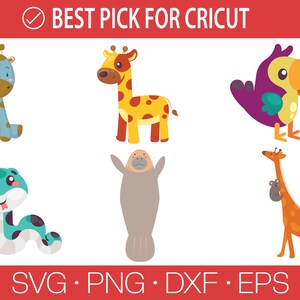 Safari Animals SVG Bundle, Jungle Svg, Animals Svg, Lion Svg, Elephant ...