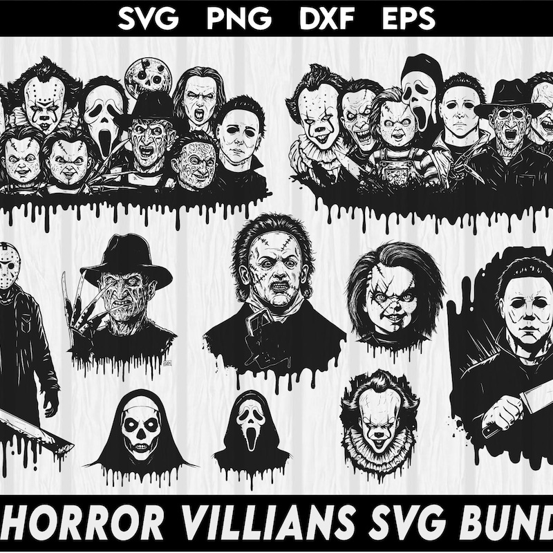 Scary Face Horror Decal - Etsy UK