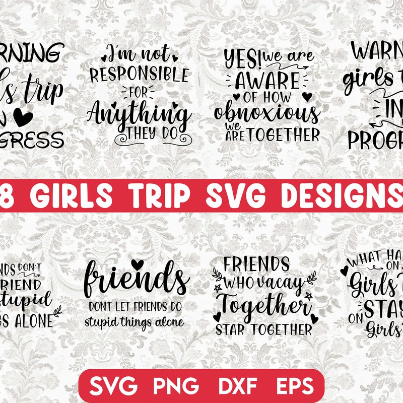 Girls Trip Svg - Etsy