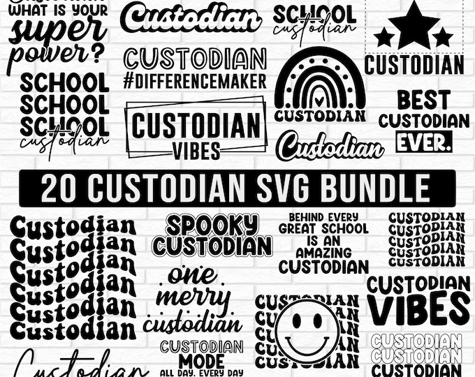 Custodian Svg Custodian Png Janitor Svg Janitor Png Cut File Cricut ...