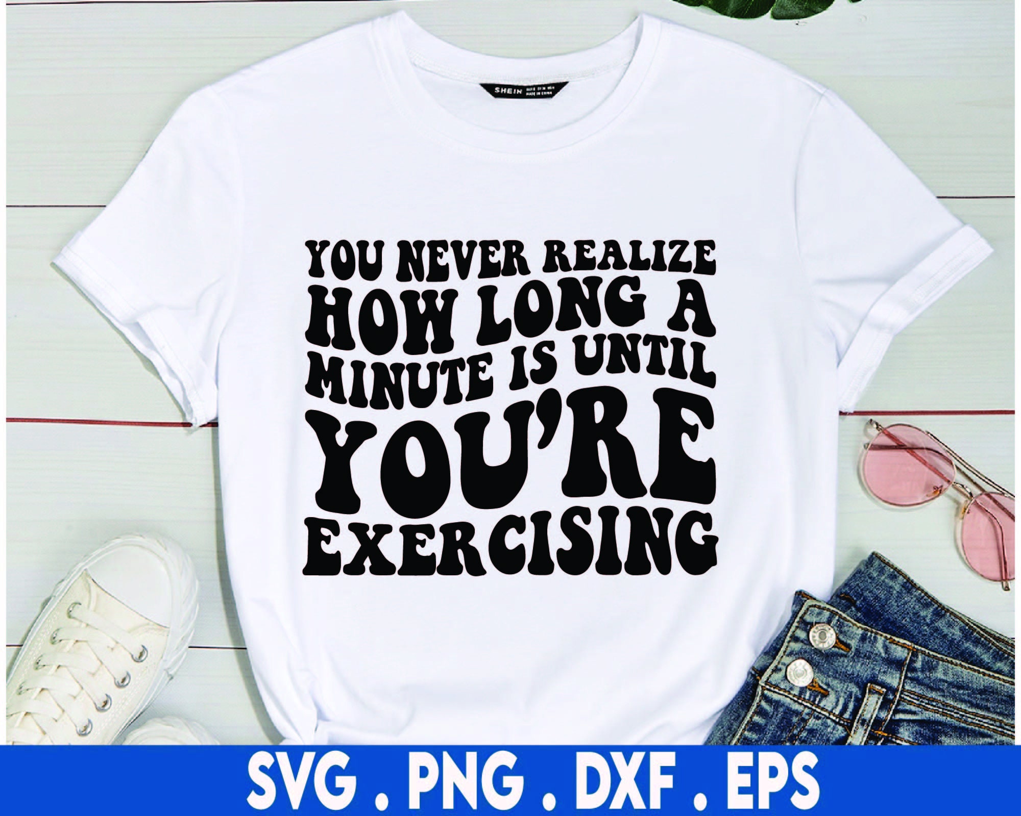 Funny Fitness Svg, Funny Workout Svg, Funny Gym Svg, You Never Realize ...