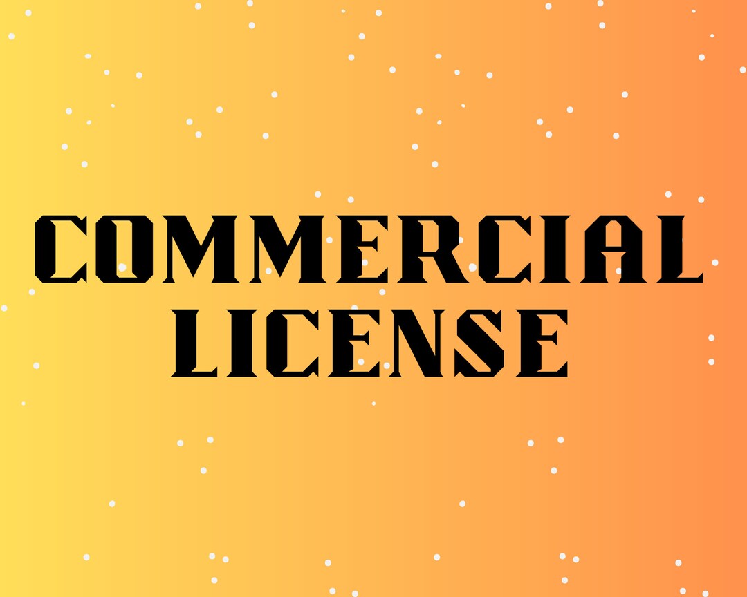 Theelegency Commercial License for All Designs - Etsy